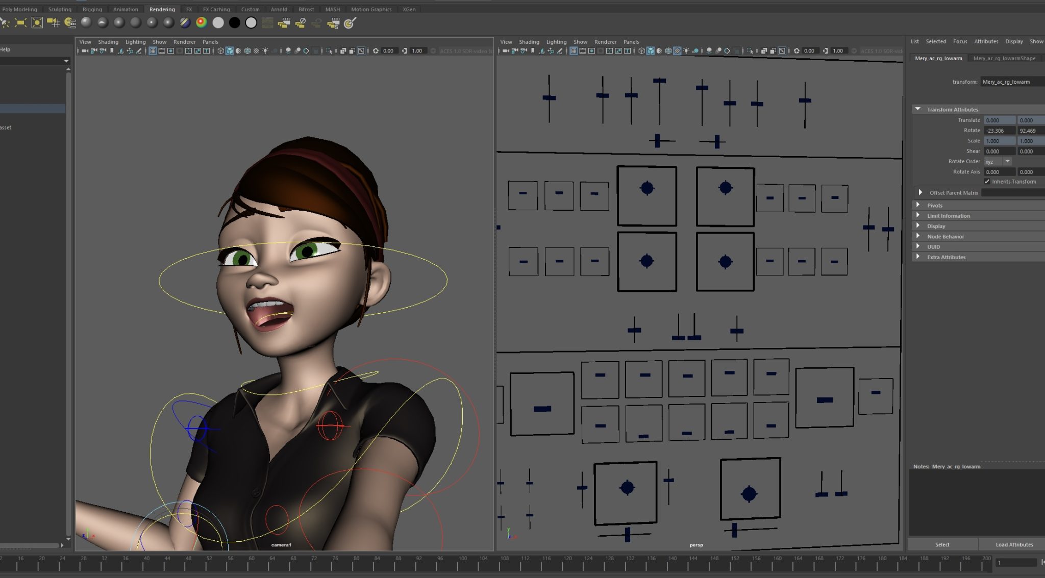 Week08&09: Phonemes and performance | Mengyang MA 3D Computer Animation